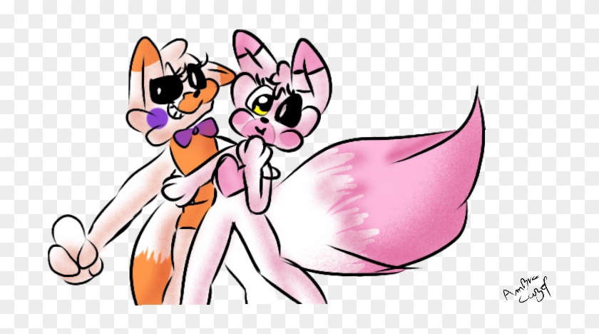 Download Lolbit Et Mangle - Cartoon Clipart Png Download - PikPng