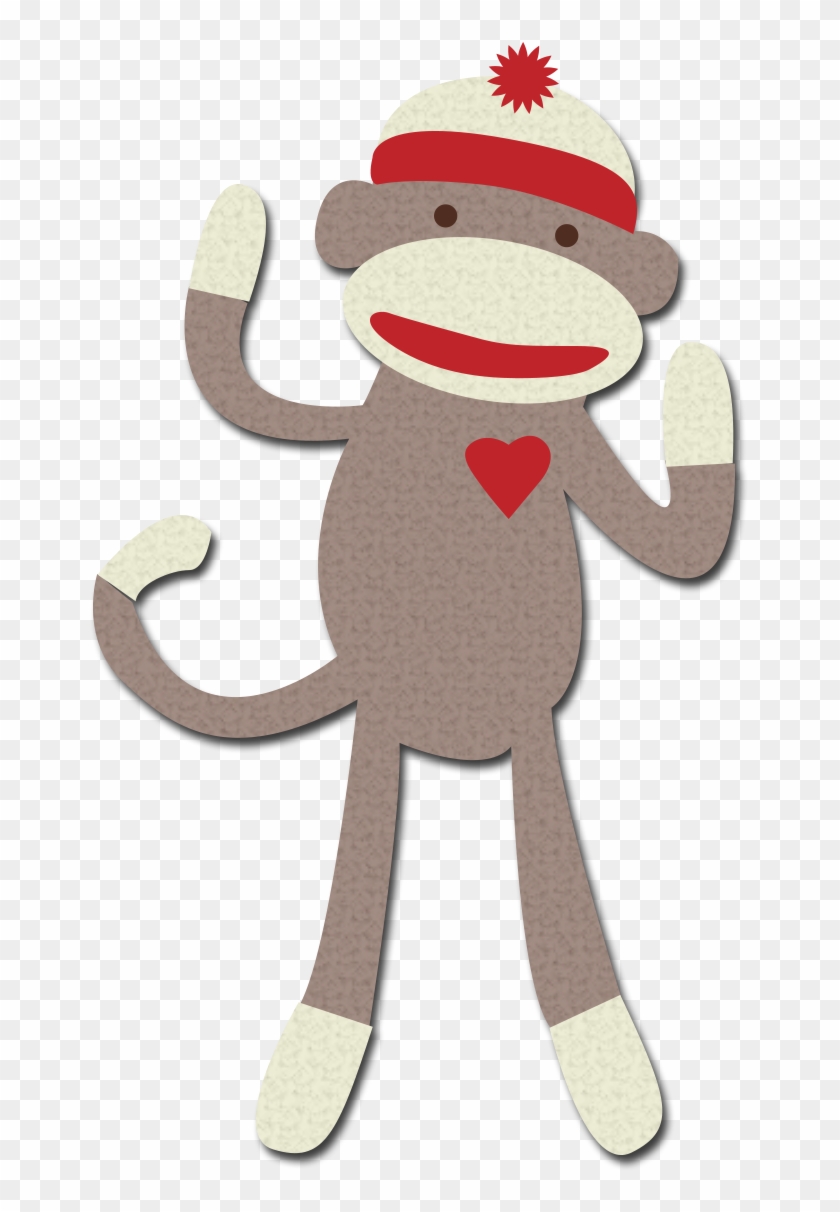 Monkey Clipart Soccer - Cute Sock Monkey Clip Art - Png Download ...