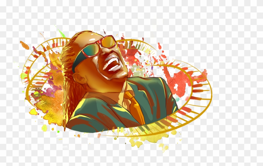 Stevie Wonder Hd Wallpaper - Stevie Wonder Clipart (#5608506) - PikPng