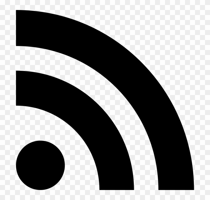 Rss Icon Png White Clipart (#5613697) - PikPng