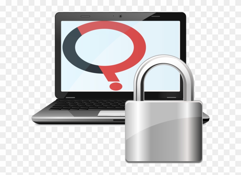 Questionmark Secure 4 - Netbook Clipart (#5617996) - PikPng