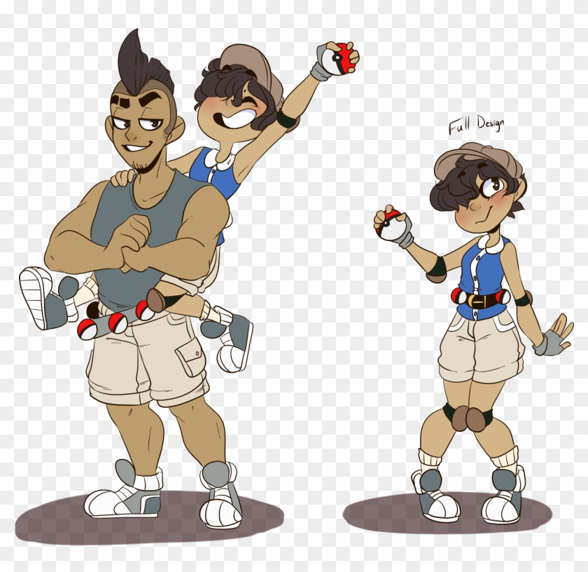 Commission Rock Climbing Pokemon Trainers - Pokemon Trainers Clipart ...