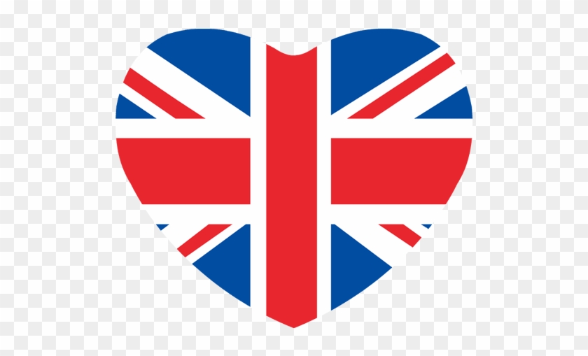 Download Heart Clip Art For Teachers - Uk Flag In Heart - Png Download ...