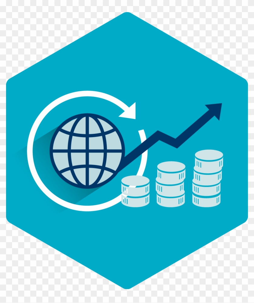 Digital Economy - Economy Blue Icon Png Clipart (#5654430) - PikPng