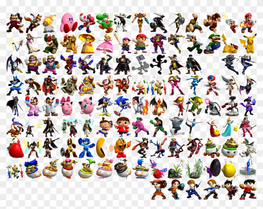 Super Smash Bros - Everyone Is Here Super Smash Clipart (#5654911) - PikPng