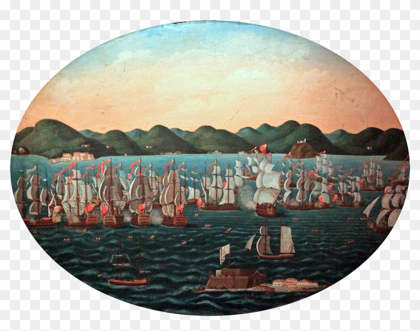 Mhn Leandro Joaquim - Visita De Uma Esquadra Inglesa Ao Rio De Janeiro ...