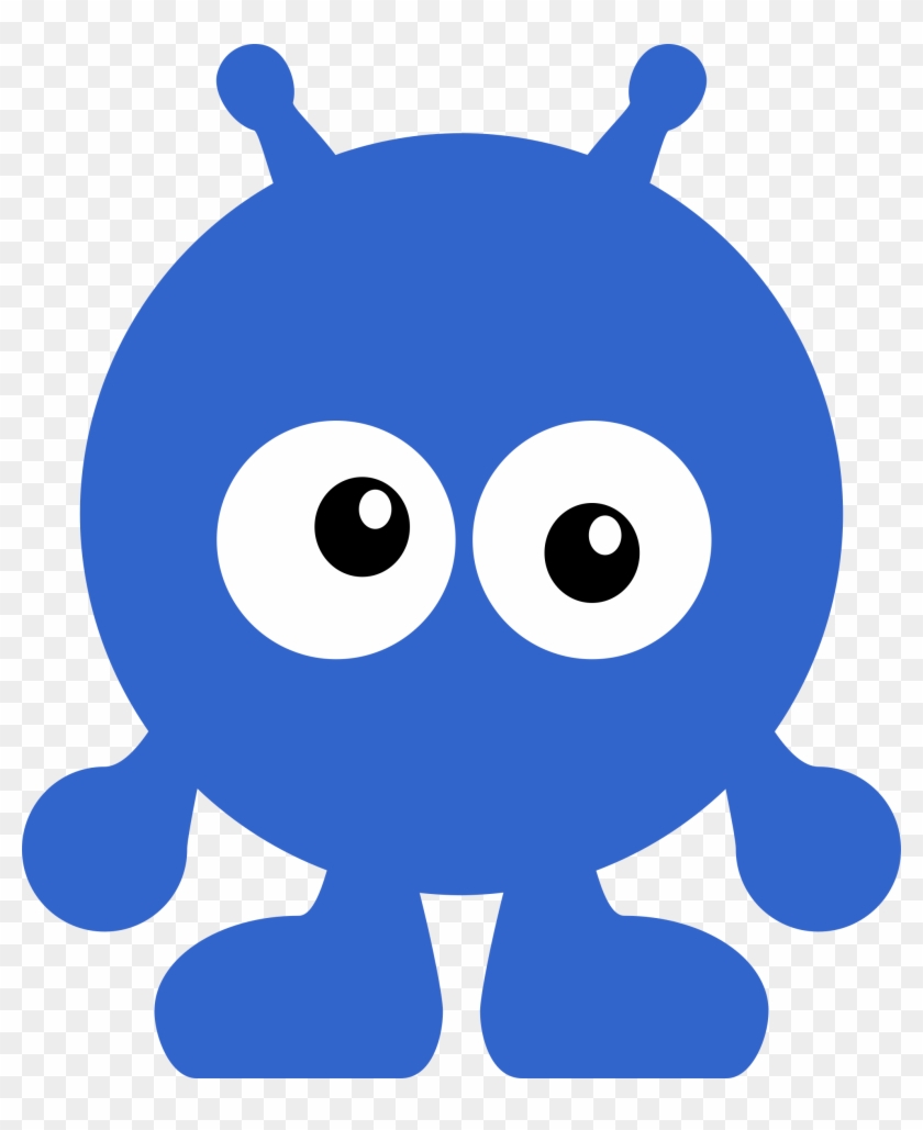 Big Image - Blue Alien Clipart - Png Download (#579170) - PikPng