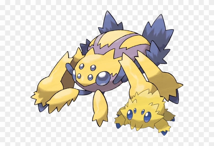 Spiders , - Galvantula Pokemon Go Clipart (#5717546) - PikPng