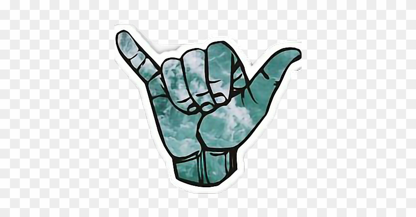 #hand #fingers #rock #rockstar - Yellow Shaka Clipart (#5718736) - PikPng