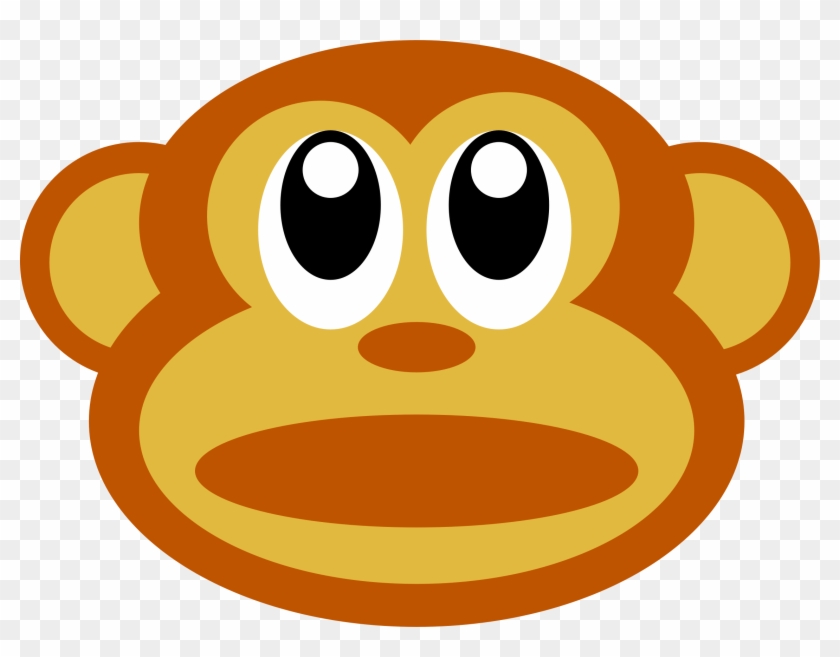 This Free Icons Png Design Of Monkey Face - Cute Monkey Face Clip Art ...