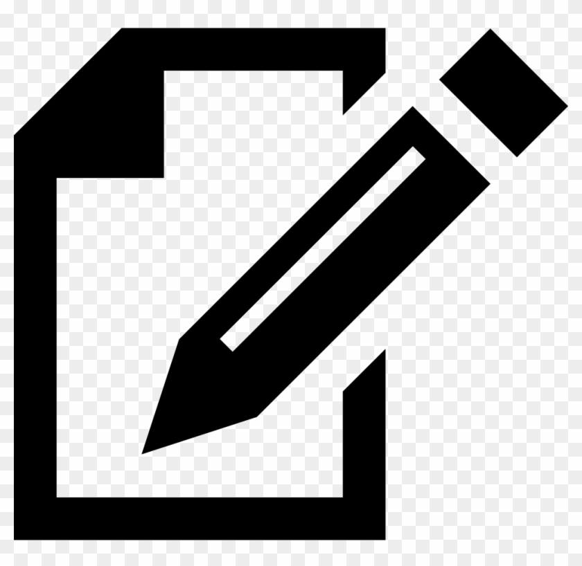 Png File Svg - Sheet And Pencil Icon Clipart (#5722130) - PikPng