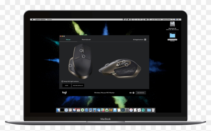 Logitech Mx Master Mouse - Led-backlit Lcd Display Clipart (#5733971 ...