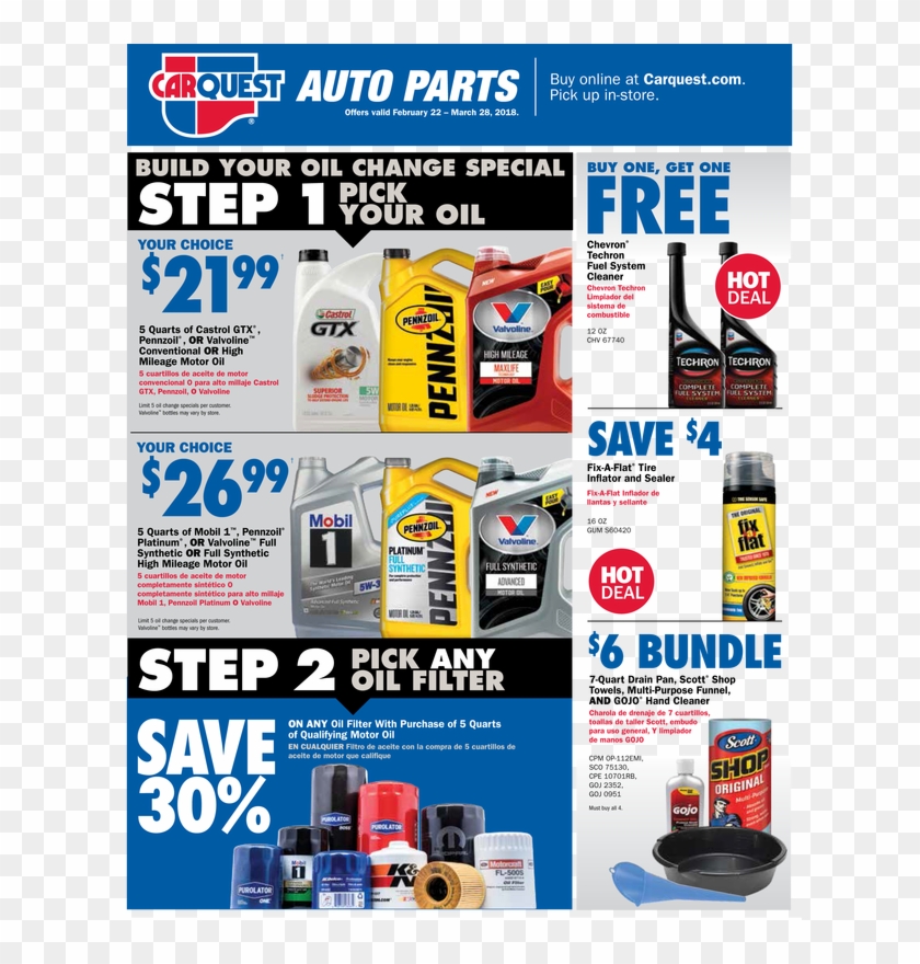 Carquest Auto Parts - Flyer Clipart (#5766989) - PikPng