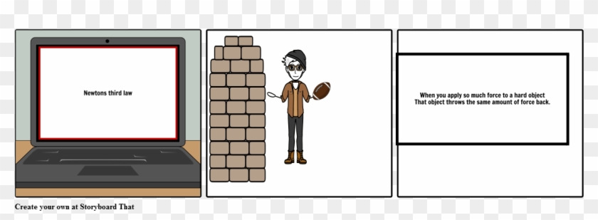 Newton Law Of Motion - Cartoon Clipart (#5768756) - PikPng