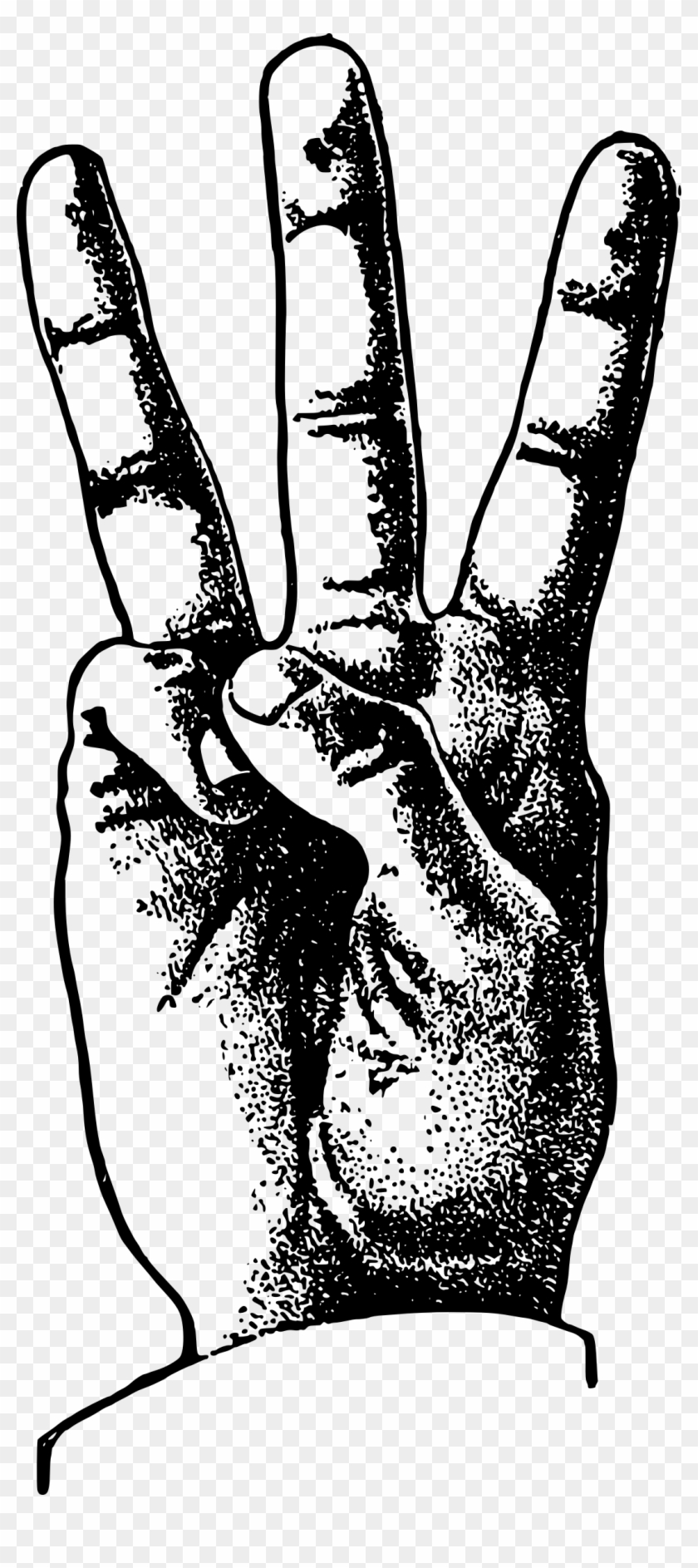 Three Fingers Clipart