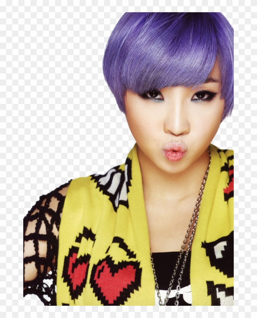 2ne1 Minzy 2ne1 Minzy Short Hair Clipart 5794914 Pikpng