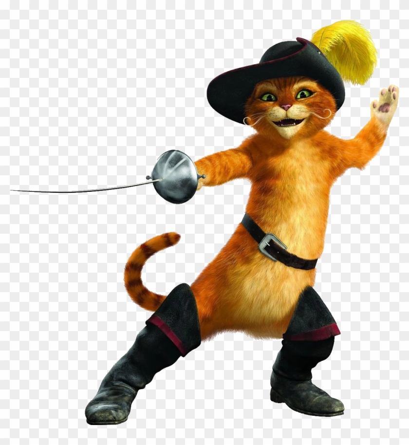 Download Donkey Clipart Shrek Full Body - Cartoon Puss In Boots - Png ...