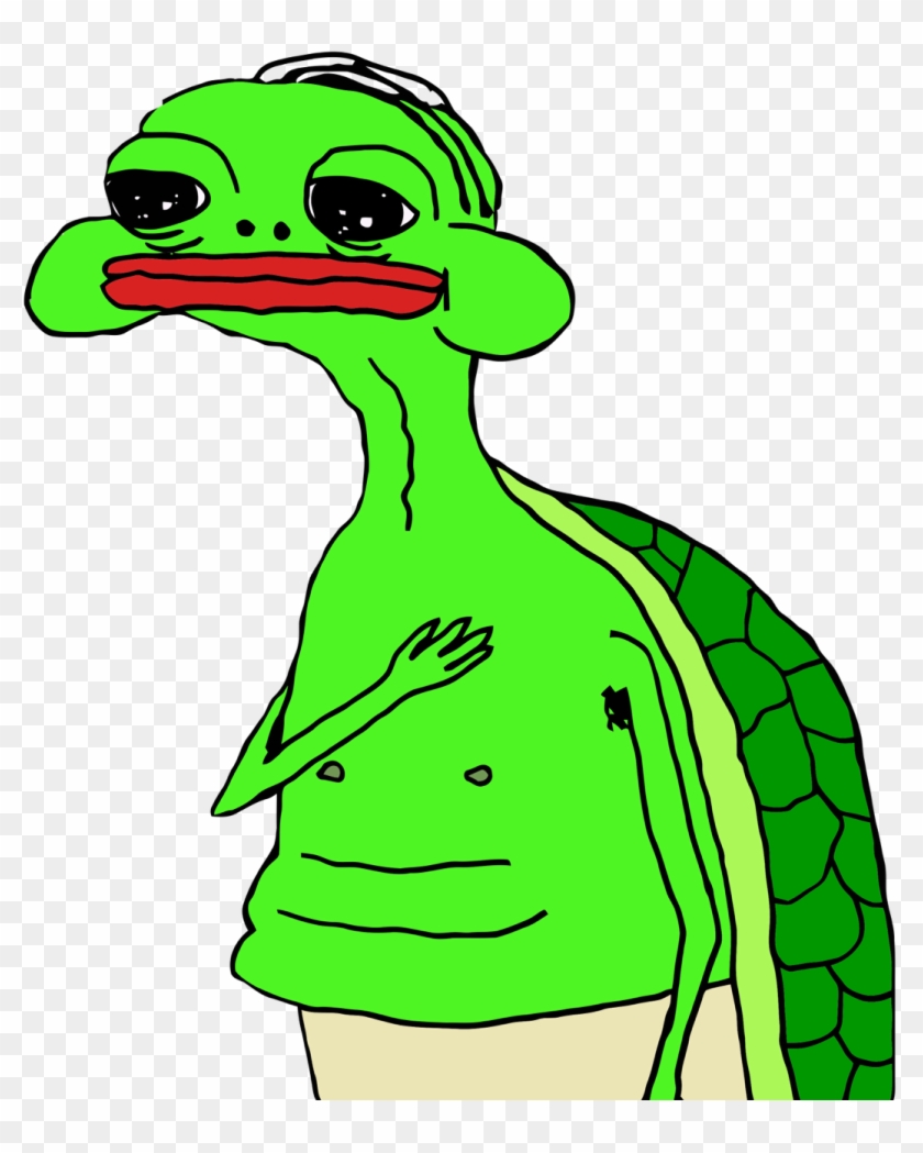 Aesthetic Clipart Pepe - Oh My Gawd Turtle - Png Download (#586153 ...
