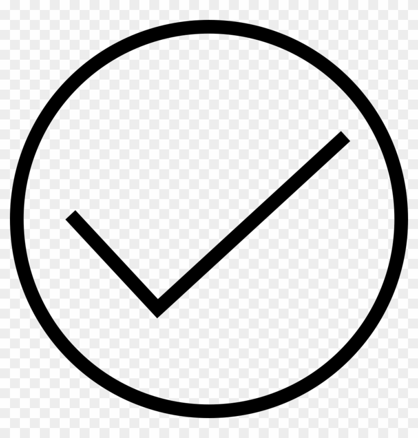 Png File - Tick In Circle Png Clipart (#5806564) - PikPng