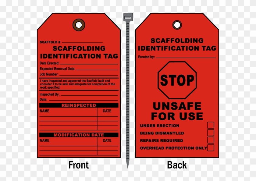 Download Stop Unsafe For Use Scaffold Tag - Scaffold Do Not Use Tags ...