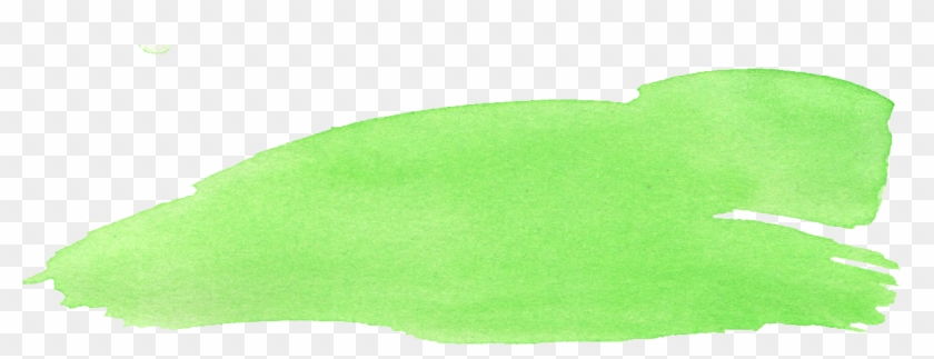 Watercolor Brush Stroke Yellow Green Png , Png Download - Watercolor ...