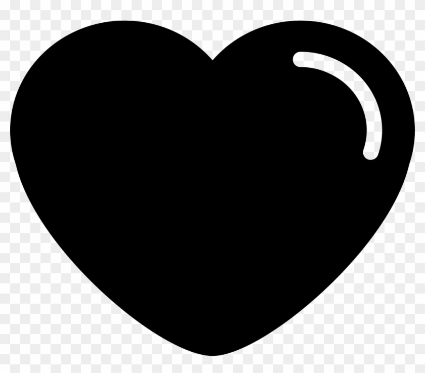 Heart Shape Rounded Edges Variant With White Details - Heart Clipart ...