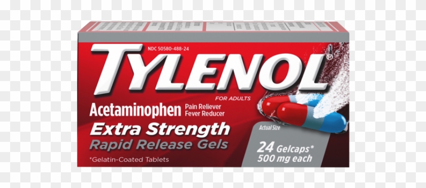 Download Tylenol Rapid Release Gels - Packaging And Labeling Clipart ...