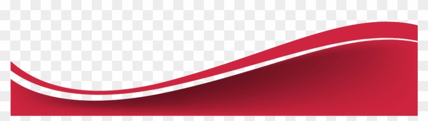 Bottom Half Red Wave - Red Wave Png Clipart (#5862204) - PikPng