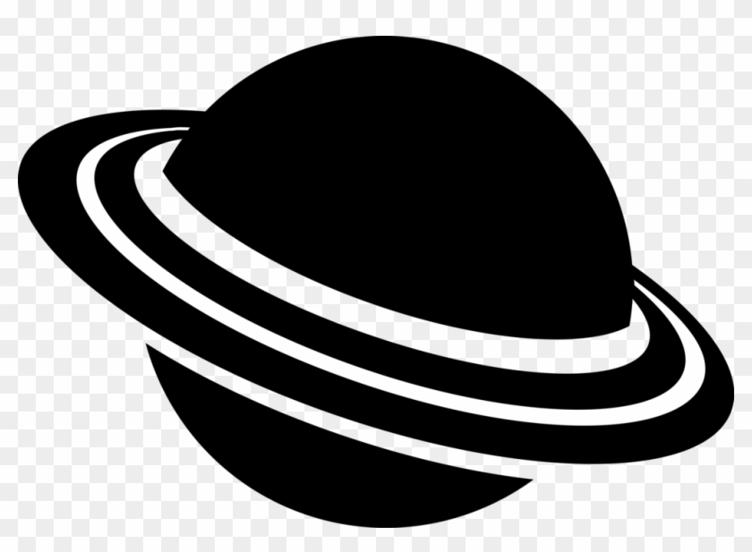 Vector Illustration Of Celestial Planet With Rings Clipart (#5885979 ...