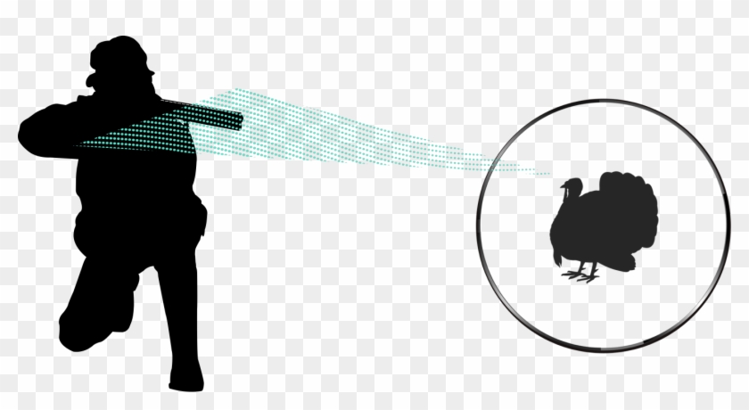 Turkey Hunting - Silhouette Clipart (#5909557) - PikPng