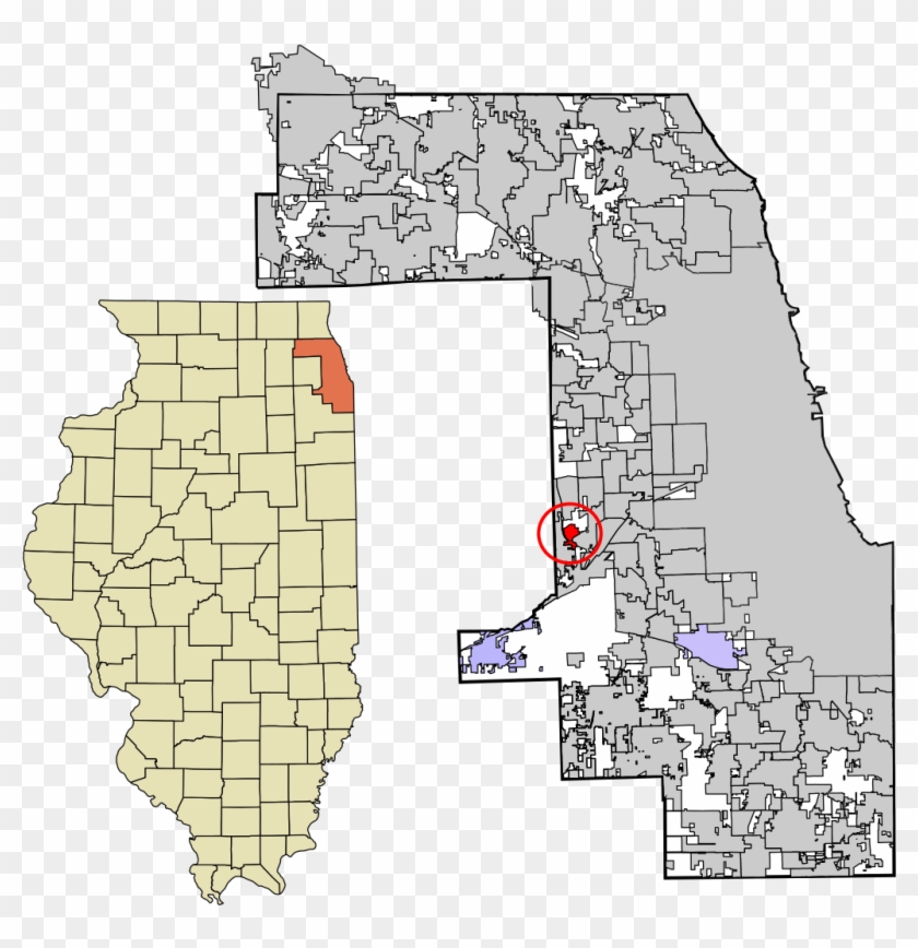 Cook County Illinois Incorporated And Unincorporated - County Illinois ...