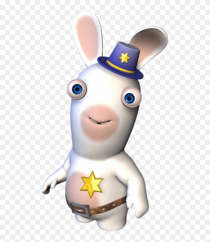 Rabbid Sheriff - Rayman Raving Rabbids Rabbids Clipart (#5952557) - PikPng