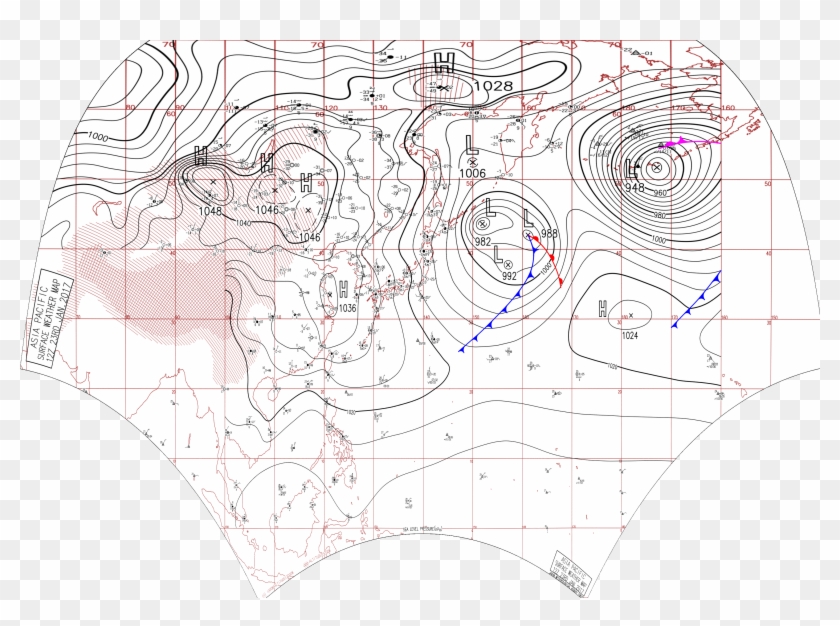 Filejma Surface Analysis Chart 01 23 2017 12z Png Wikimedia - Map ...