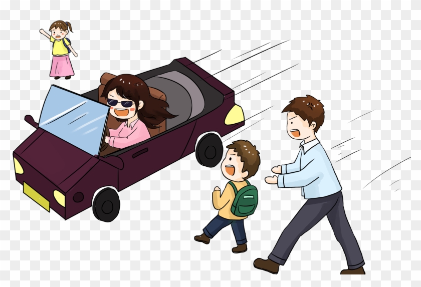 Cartoon Creative Comics Safe Travel Png And Psd - Cartoon Clipart ...
