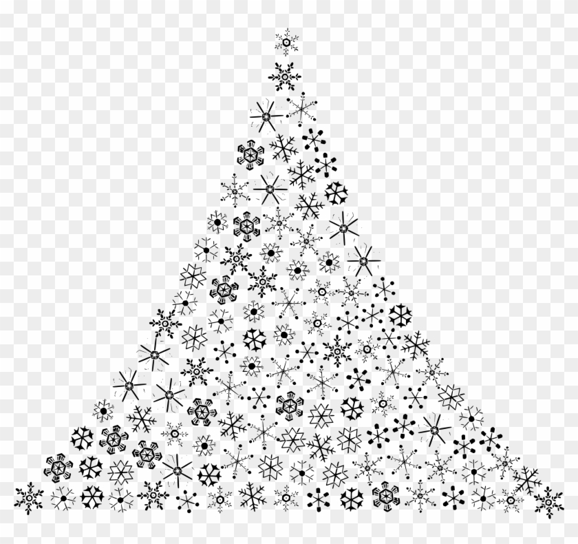 This Free Icons Png Design Of Snowflake Christmas Tree Clipart (#606889 ...