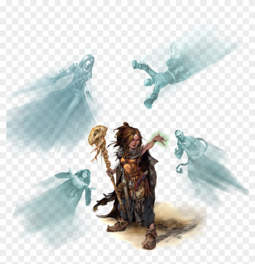 Vessel Of Souls Vos - Female Halfling Warlock Clipart (#6013342) - PikPng