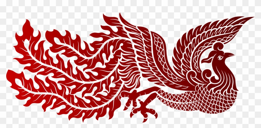 Phoenix Silhouette Png - Chinese Phoenix Feng Huang Clipart (#6033443 ...
