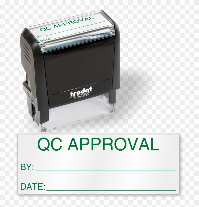 Download Qc Approval Self Inking Inspection Stamp - Approval Stamp With ...