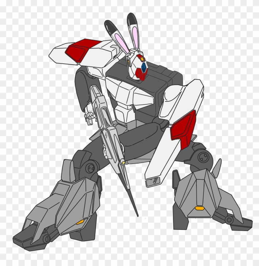 Robotech Images Veritech Hover Tank With Rabbit Ears - Cartoon Clipart ...