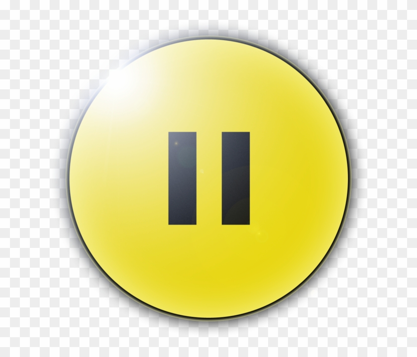 Pause - Circle Clipart (#6040203) - PikPng