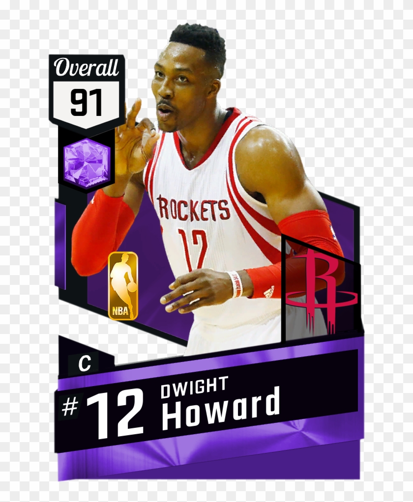 '12 Dwight Howard Amethyst Card - Richard Hamilton Nba 2k17 Clipart ...