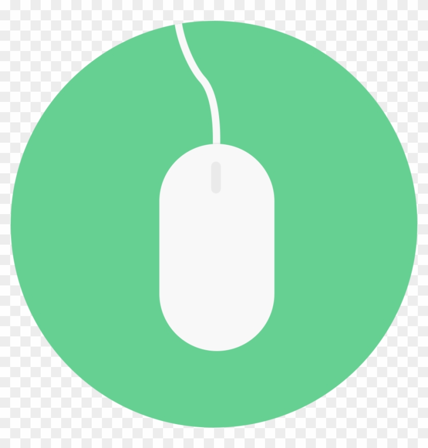 Mouse Icon - Mouse Icon Circle Png Clipart (#612398) - PikPng