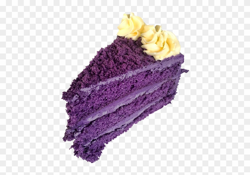 26 Ubecake Felicias - Ube Cake Slice Clipart (#636386) - PikPng