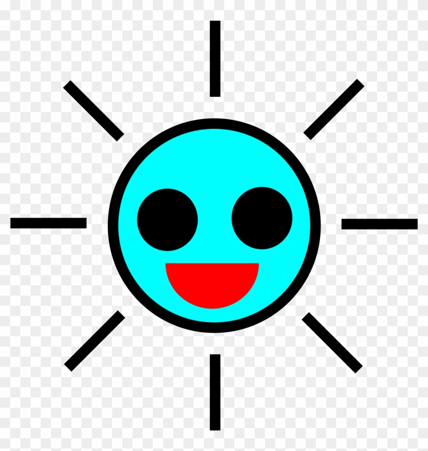 Clipart - Sun Outline Color - Png Download (#659526) - PikPng