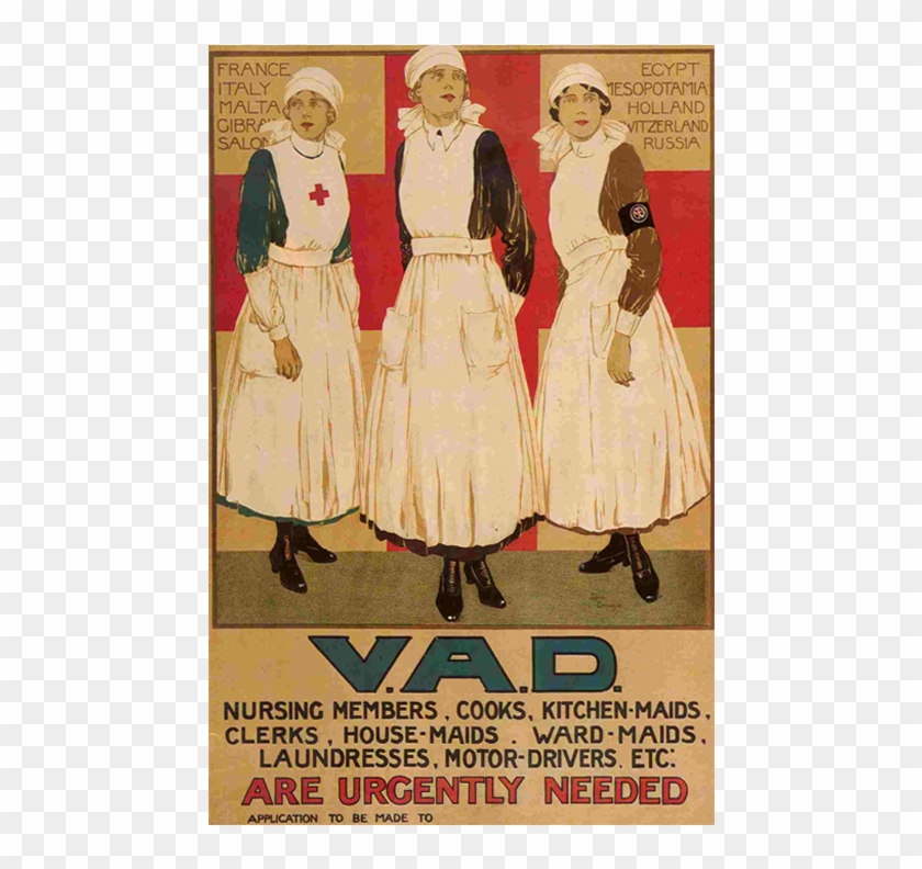 First World War Recruitment Poster By Artist Joyce - Vad Poster Ww1 ...