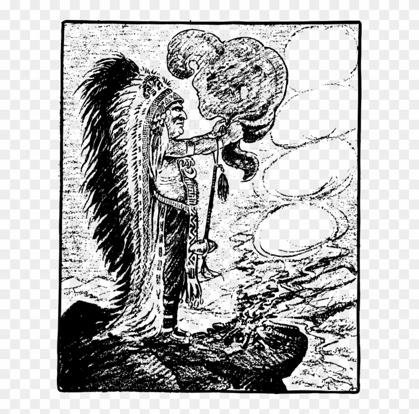 Cartoon Smoke Signal Visual Arts Drawing - Clip Art - Png Download ...