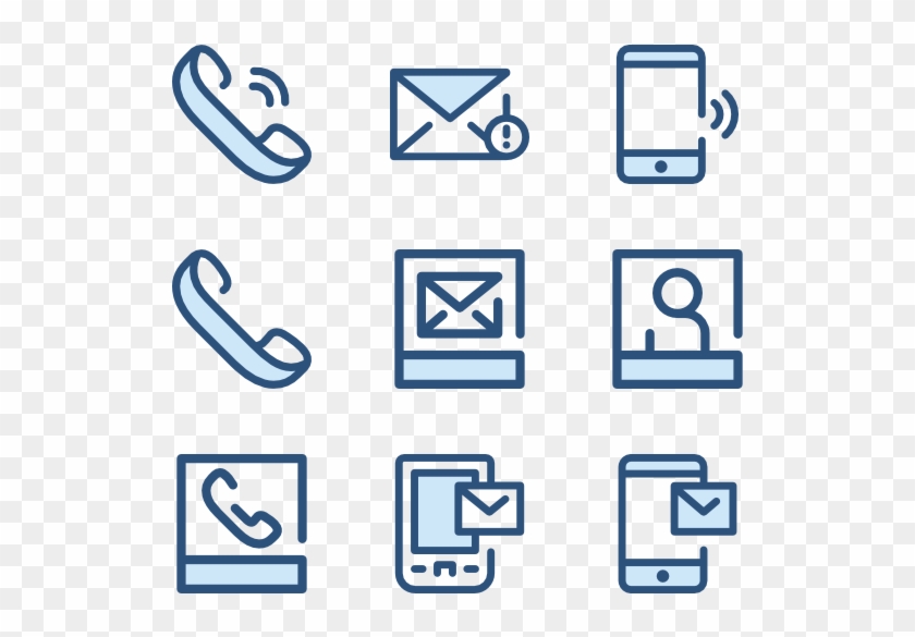 Contact - Blue Contacts Icon Png Clipart (#666650) - PikPng