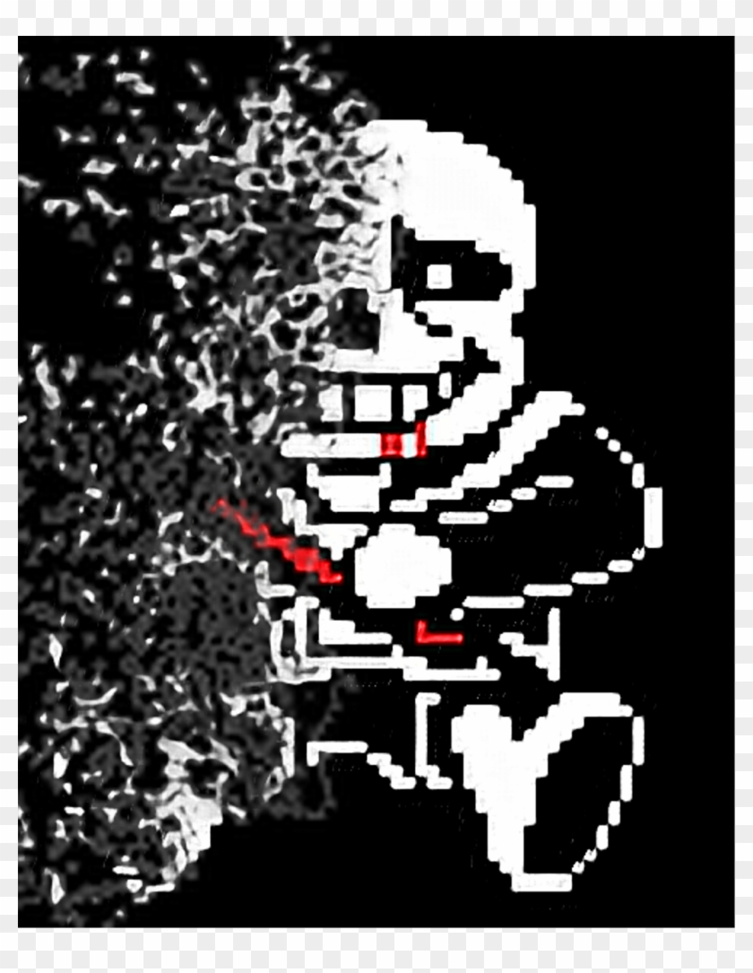 Download Sans Sticker - Undertale Sans Bleeding Gif Clipart Png ...