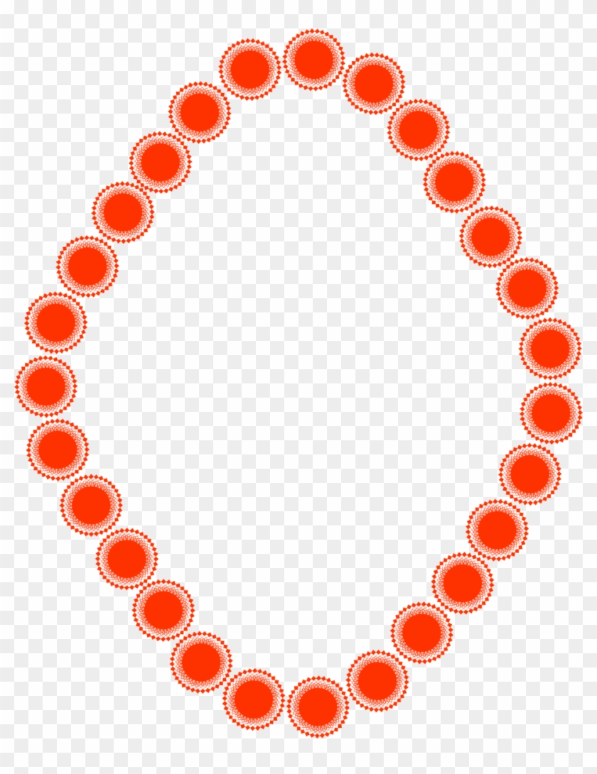 Border Red - Borders In Circle Shape Clipart (#677824) - PikPng