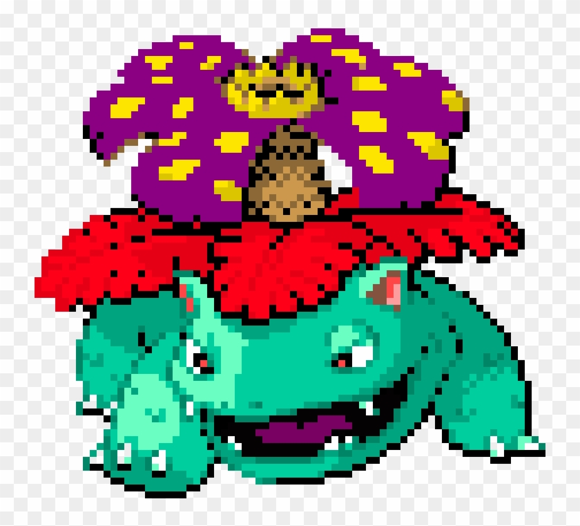 Download Pokefell 003 - Venusaur - Venusaur Bw Sprite Clipart Png ...